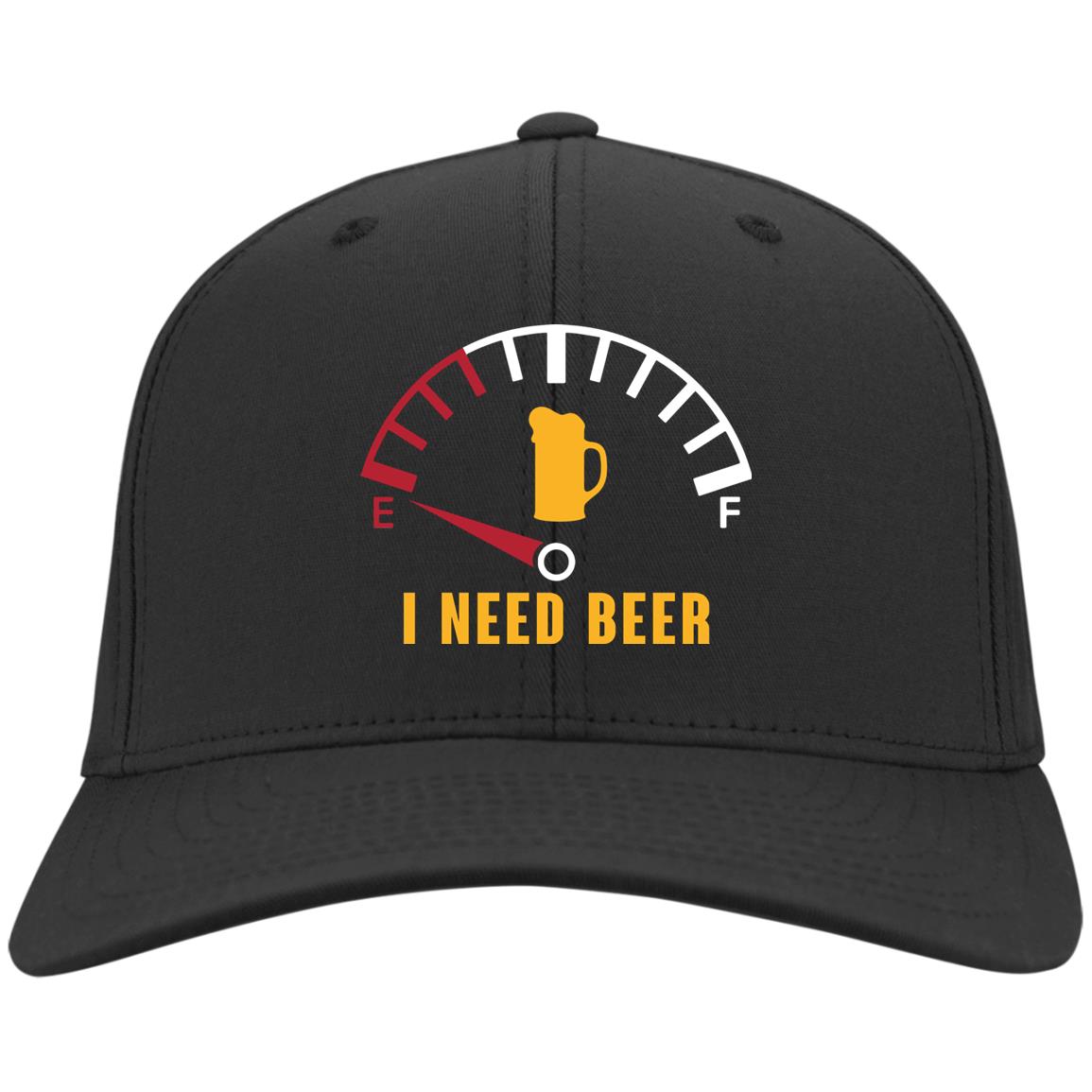 Beer Drinking Team Saying Hat | Fuel Gauge I Need Beer Speedometer ...