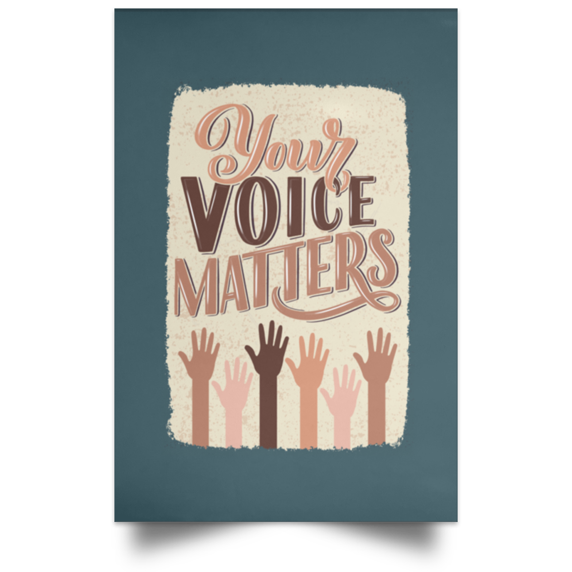 Your Voice Matters | Your Voice Matters Hands - BLM Gallery Wrapped ...