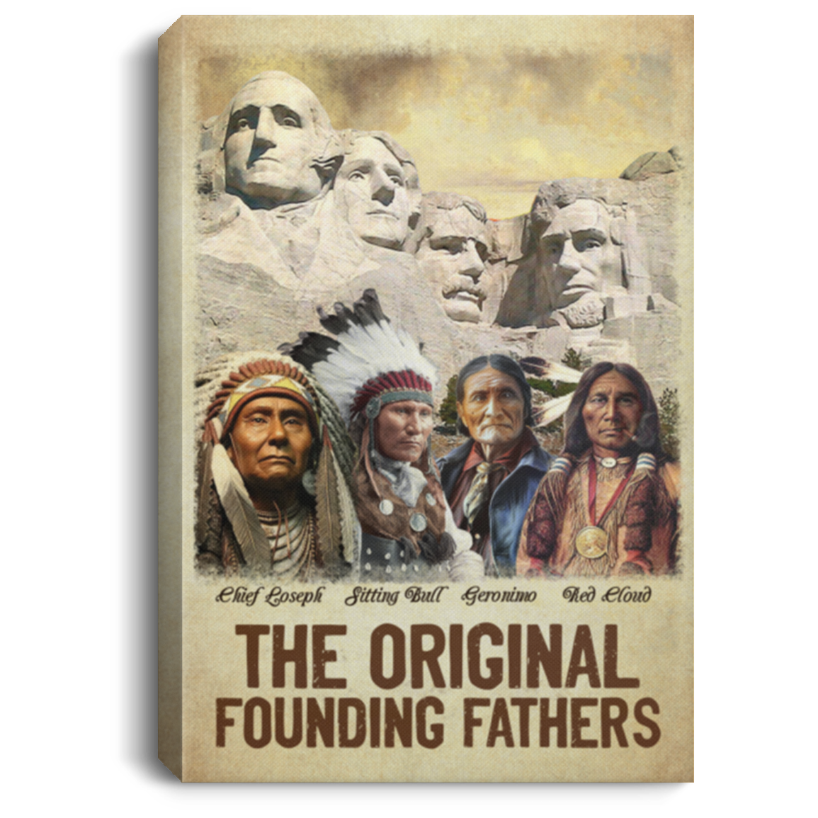Original Founding Canvas Print | The Original Founding Fathers Canvas ...
