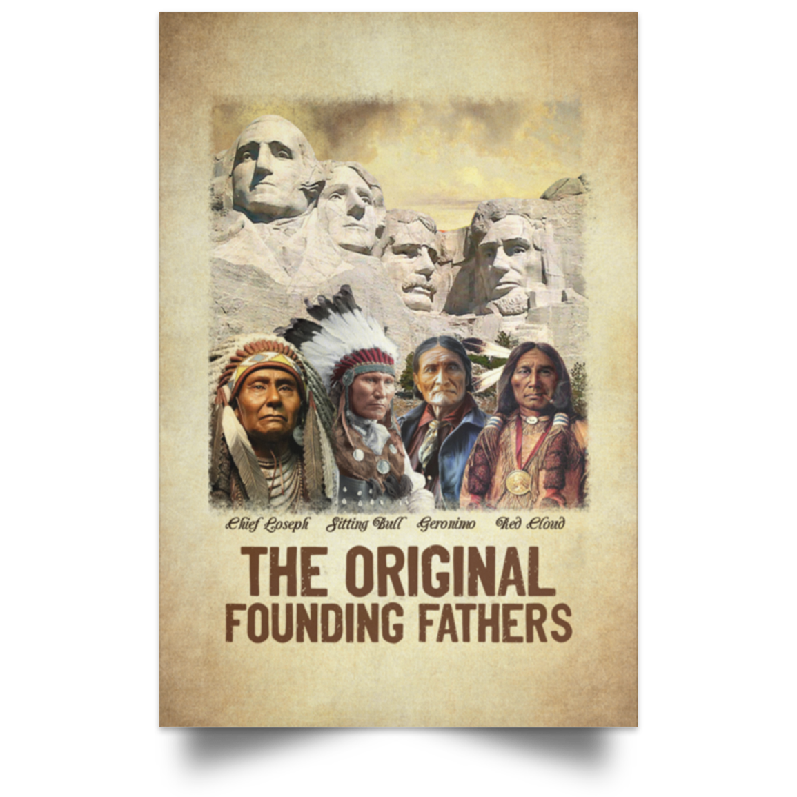 Original Founding Canvas Print | The Original Founding Fathers Canvas ...