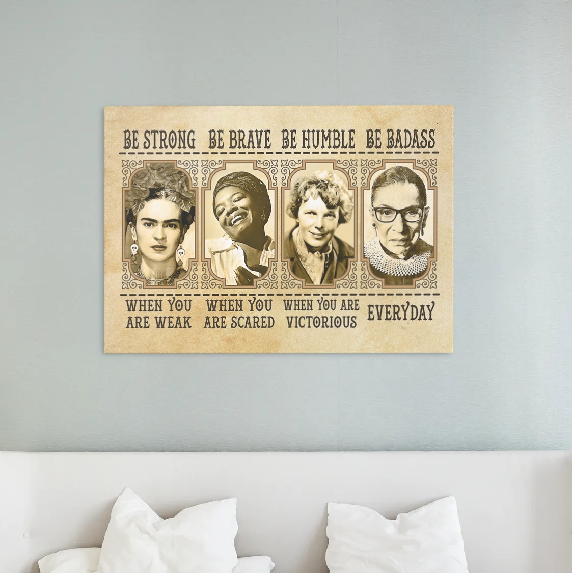 RBG Be Strong When You Are Weak Poster | Feminist RBG Be Strong Poster ...