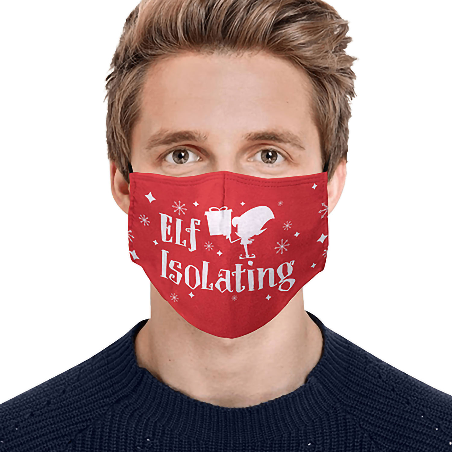 Elf Isolating Face Mask | Elf Isolating Washable Reusable Custom Face ...