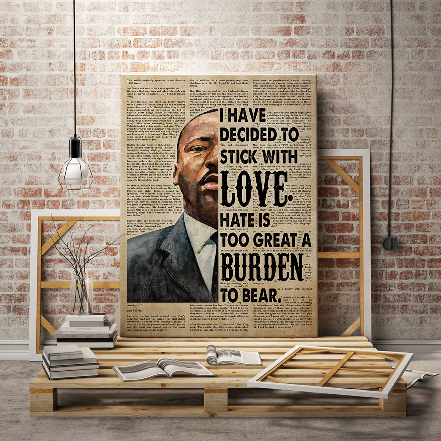 Martin Luther King Jr Poster | Martin Luther King I Have Decided To ...