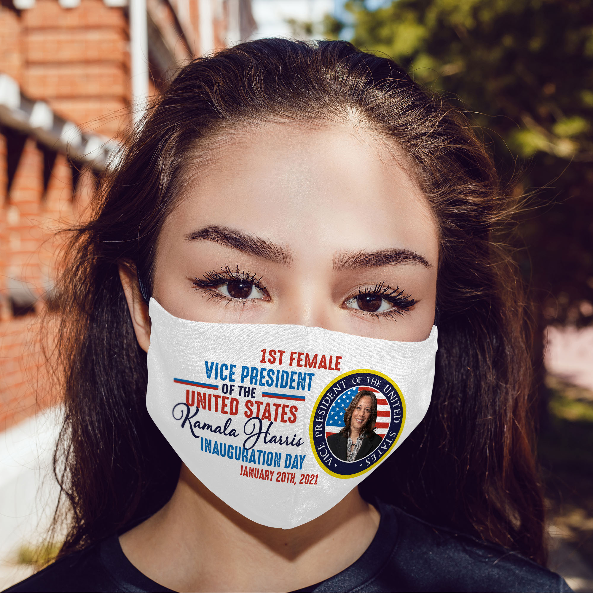 Kamala Harris First Female Vice President Mask | Kamala Harris Reusable ...