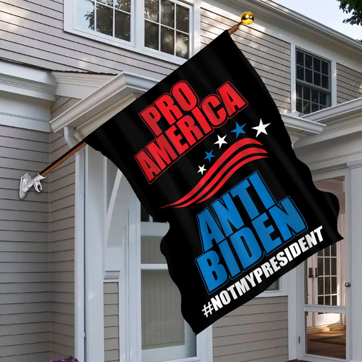 Pro American Anti Biden Garden Flag - House Flag - Anti Biden Flag ...