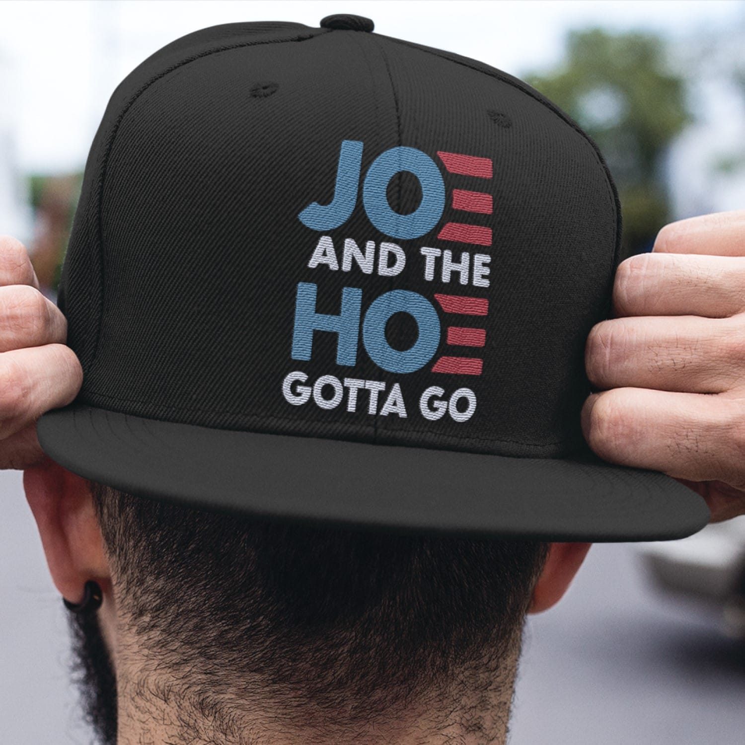 Joe And The Hoe Gotta Go Twill Cap - High-Profile Snapback Hat ...
