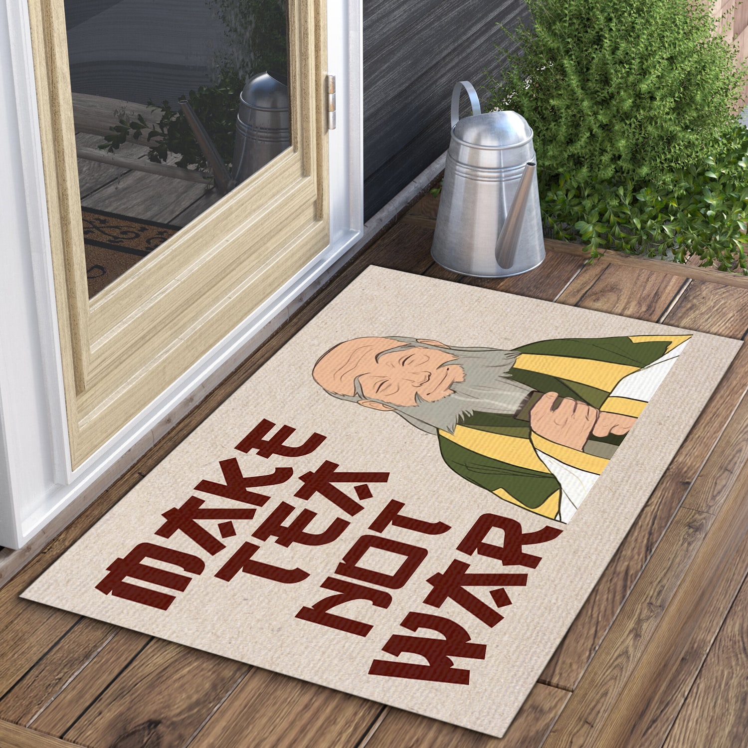 Make Tea Not War Vintage Peaceful Samurai Last Airbender Decorative ...