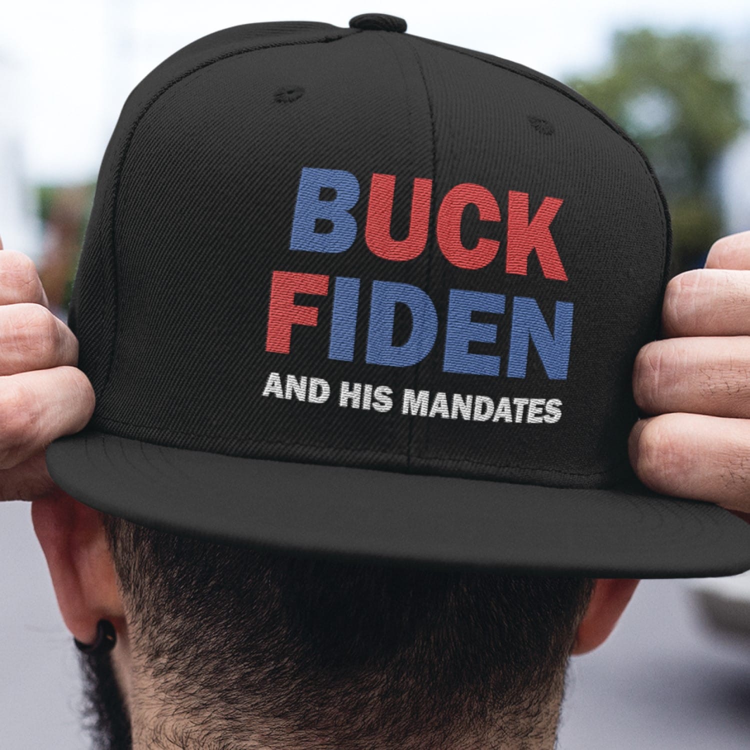 Buck Fiden and His Mandates Funny Biden Political Twill Cap - High ...