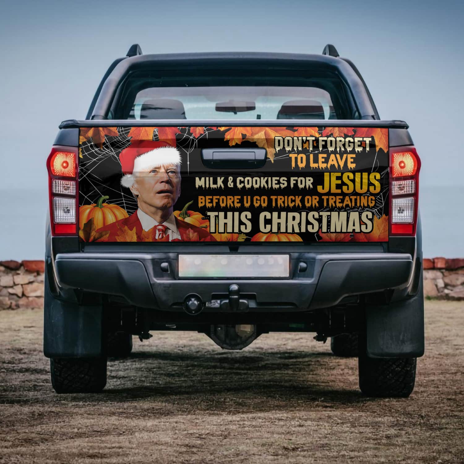 Don't Forget To Leave Milk And Cookies For Jesus Funny Biden Halloween ...