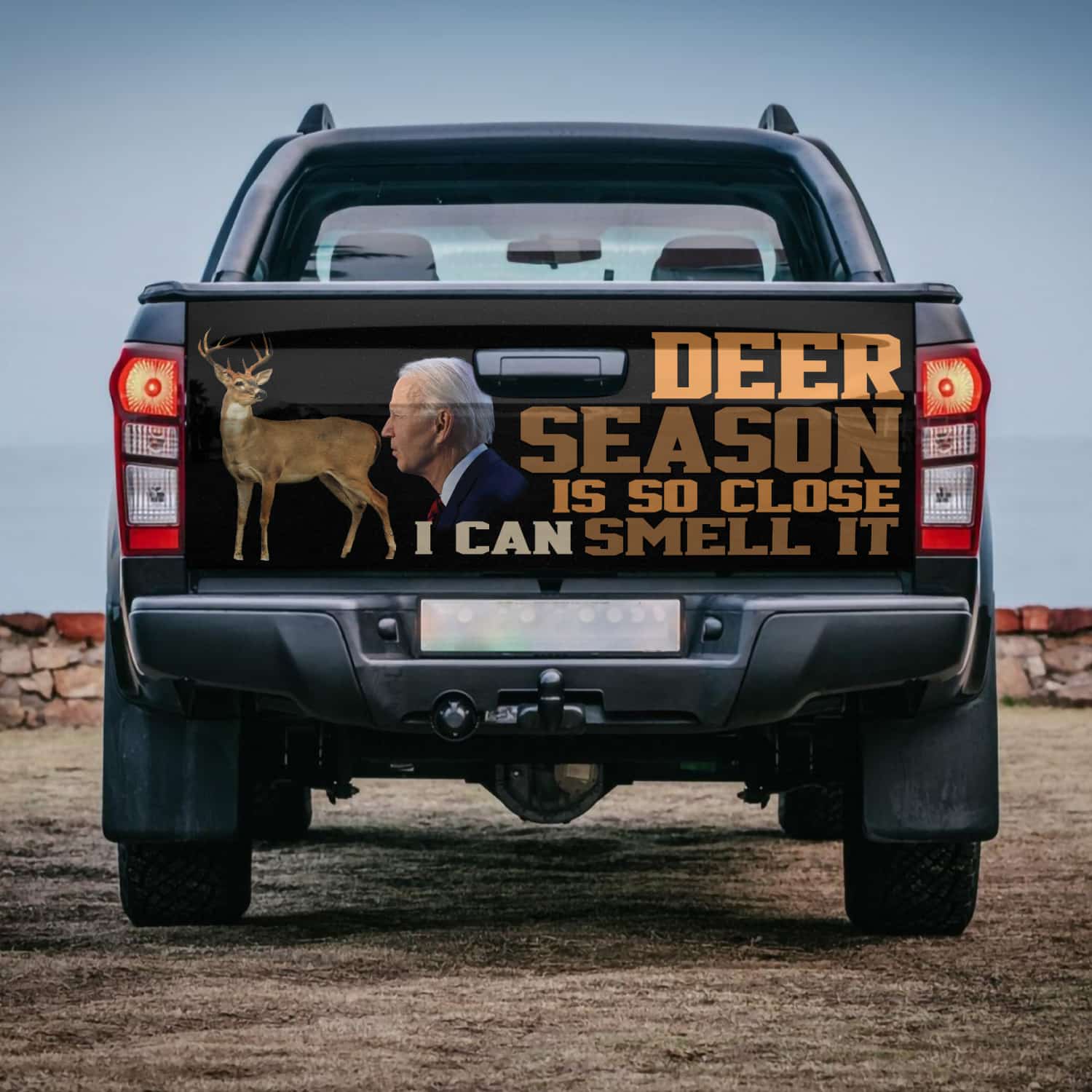 Deer Season Is So Closed I Can Smell It Funny Biden Christmas Truck ...